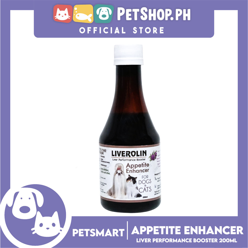 Liverolin Liver Performance Booster 200ml Dog and Cat Appetite Enhance ...